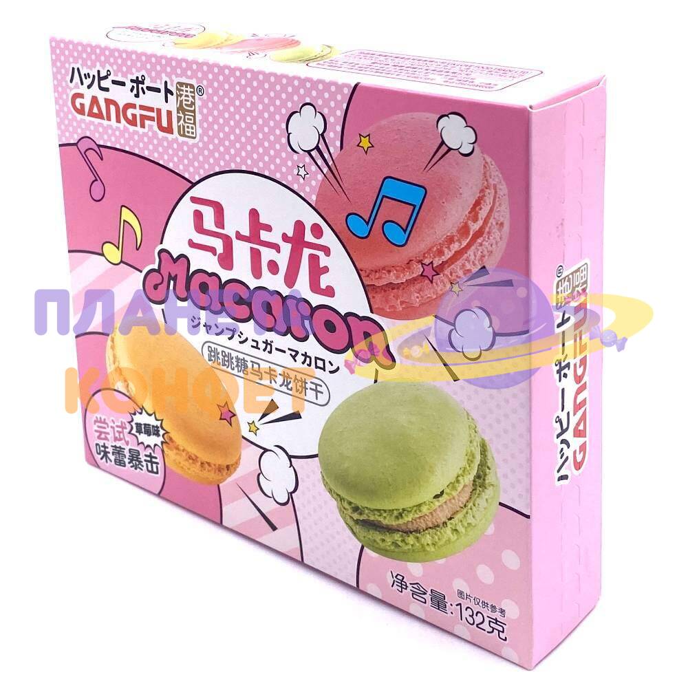 Печенье и пирожное из Азии Печенье макароны Gangfu со вкусом клубники