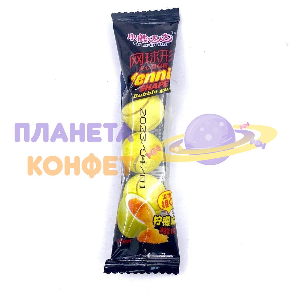 Жвачка Deer DaDa теннисный мяч со вкусом лимона