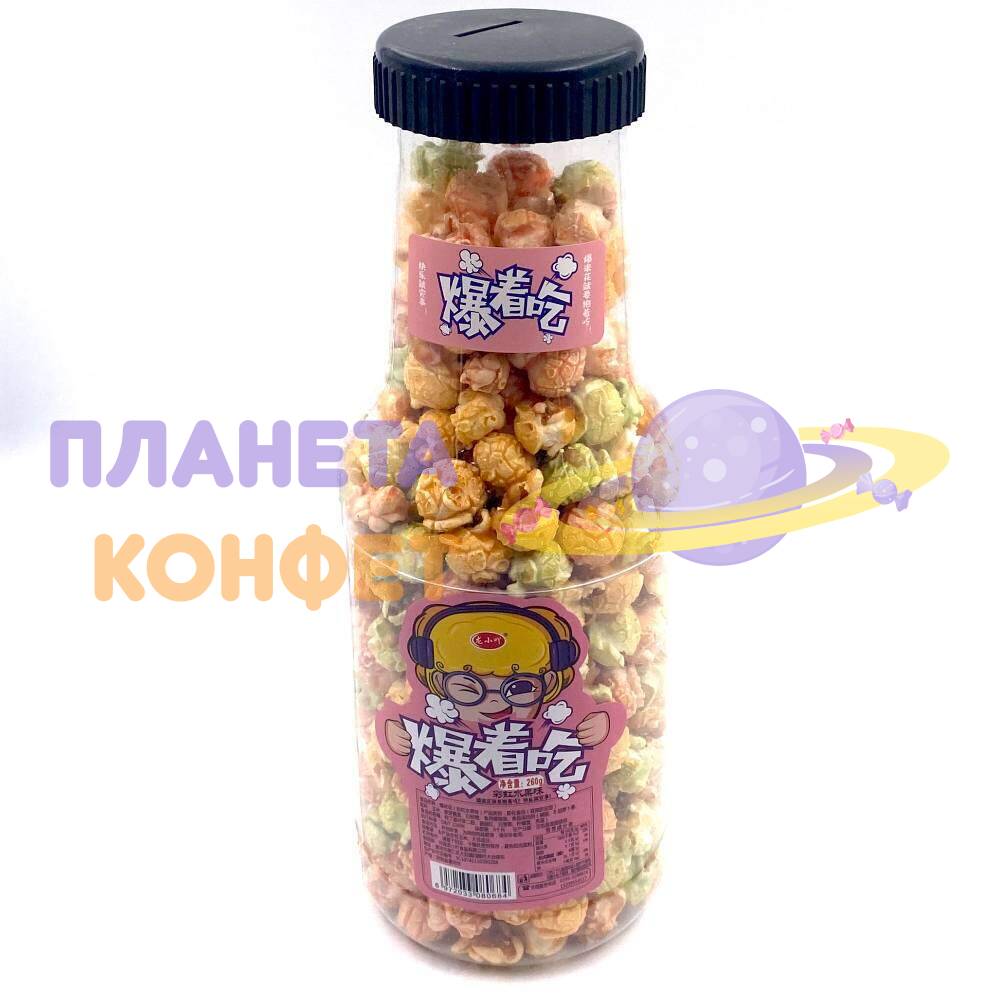 Снеки из Азии: Сладкий попкорн фруктовый микс